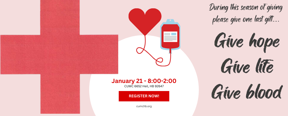 CUMC Blood Drive - Community United Methodist Church